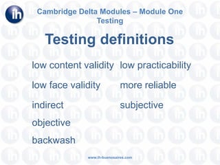 Testing | PPTX | Educational Assessment | Education