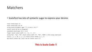 Testing in Scala by Adform research | PPT