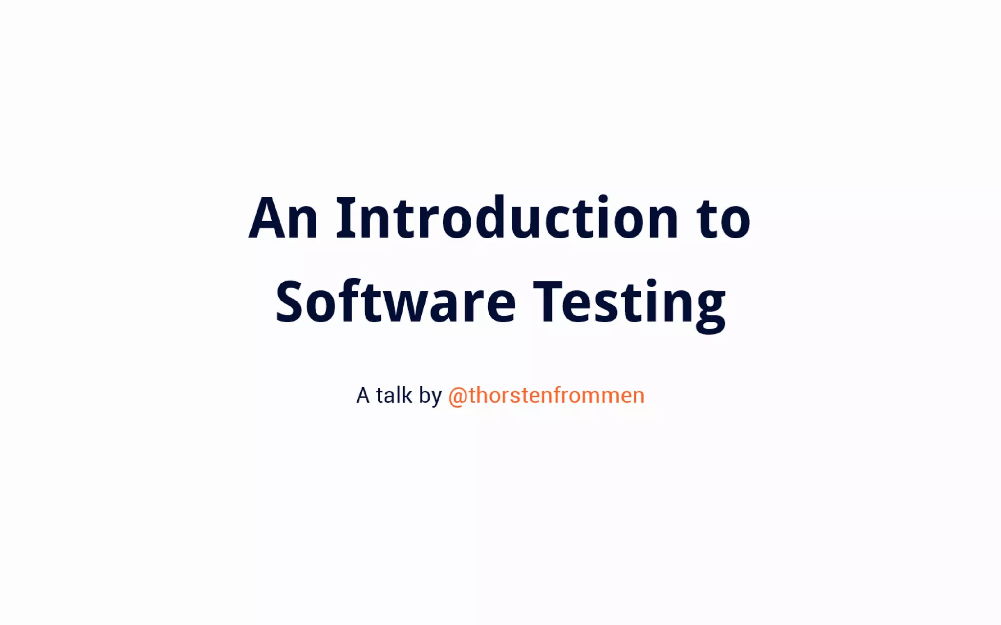 An Introduction To Software Testing Ppt