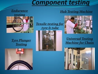 Testing of Bikes | PPTX