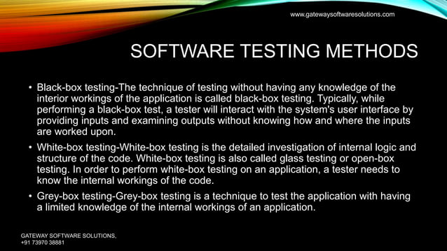 SoftwareTesting | PPT