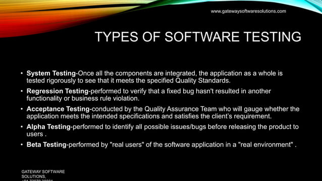 SoftwareTesting | PPT