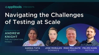 Navigating the Challenges of Testing at Scale: Lessons from Top ...