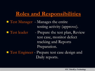 Testing life cycle | PPT