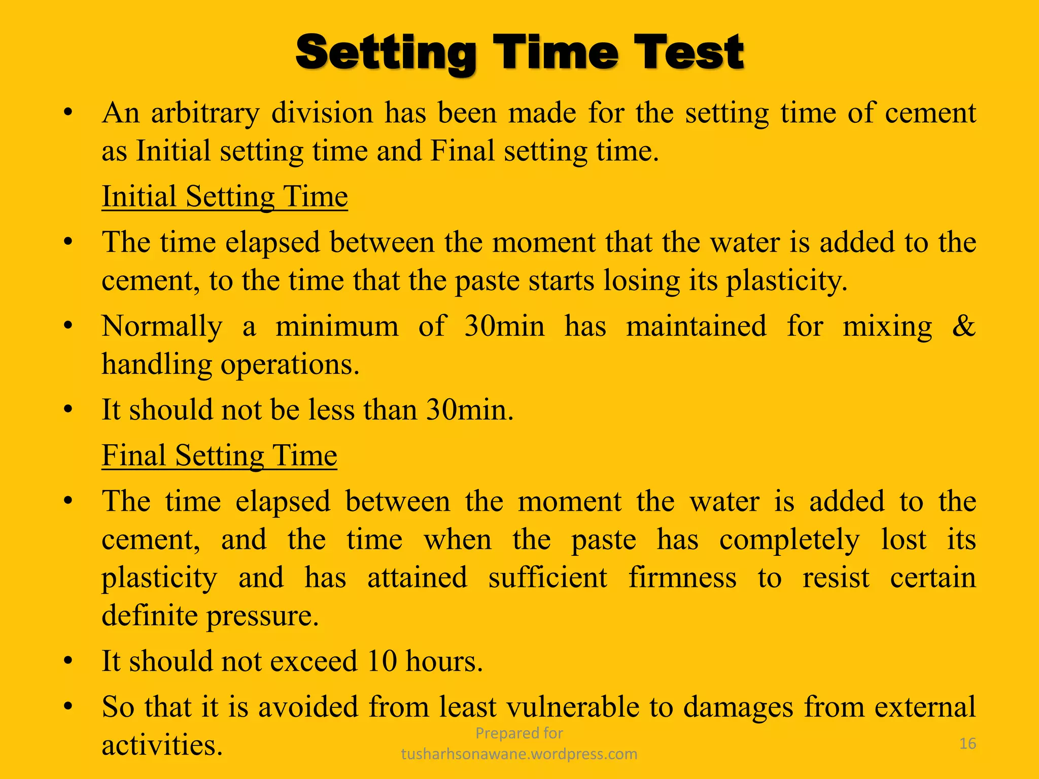 Testing of concrete materials | PPTX