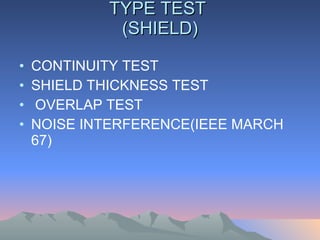Testing Of Instrumentation Cable | PPT
