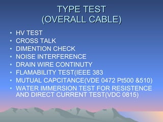 Testing Of Instrumentation Cable | PPT