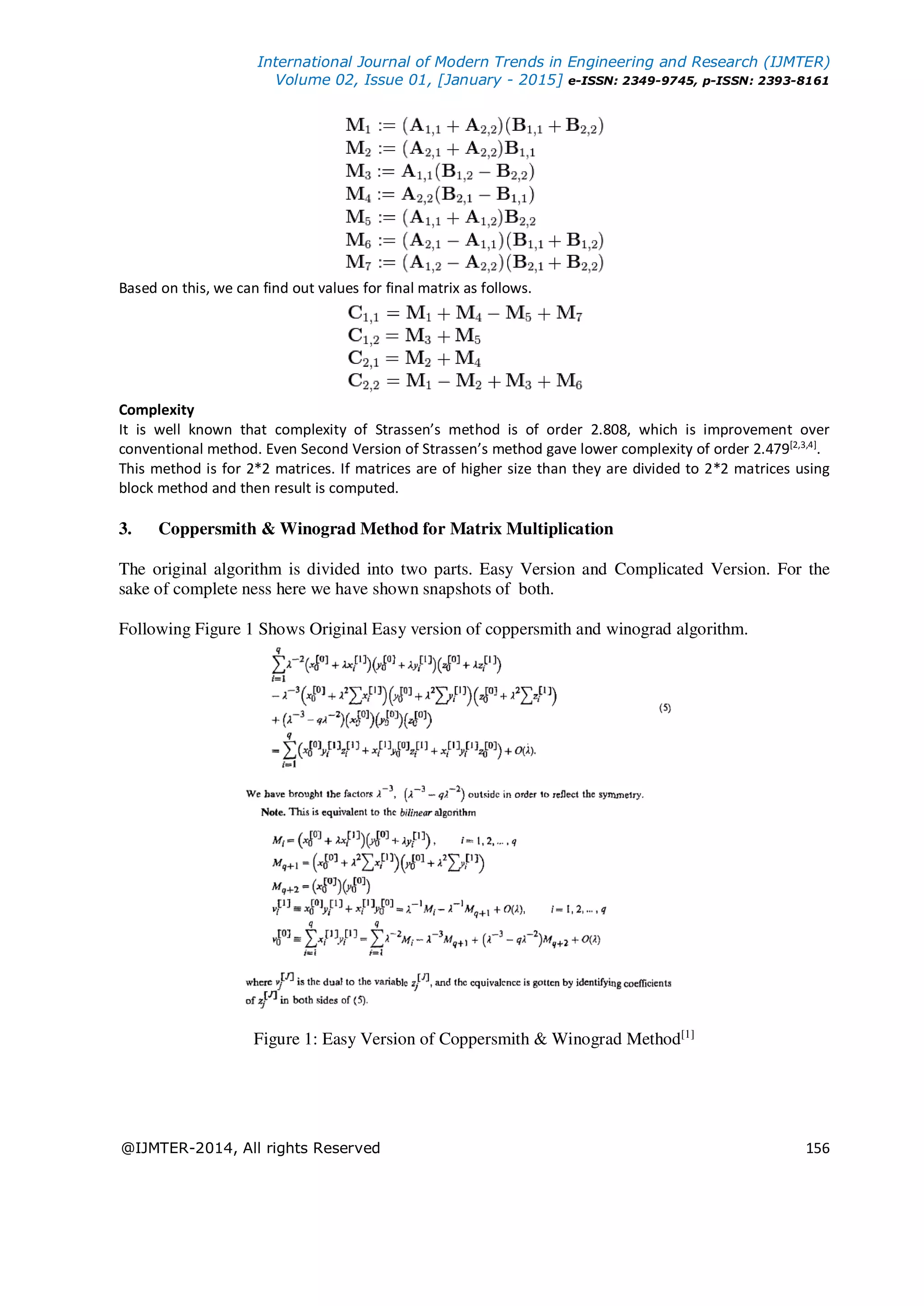 Testing of Matrices Multiplication Methods on Different Processors | PDF