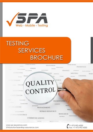 Testing Services-Brochure | PDF