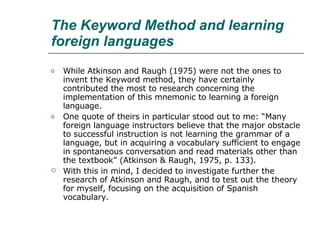 Testing The Keyword Method | PPT