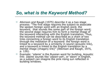 Testing The Keyword Method | PPT