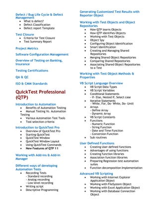 Testing tools concepts | PDF