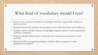 TESTING-VOCABULARY-KNOWLEDGE........pptx