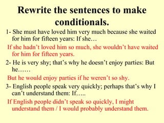 Testing your-conditional sentences | PPT