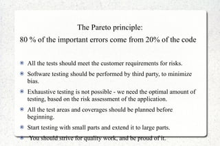 Testing 3: Types Of Tests That May Be Required | PPT