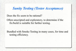 Testing 3: Types Of Tests That May Be Required | PPT