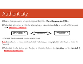 Language assessment principles and class | PPT