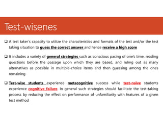 Language assessment principles and class | PPT