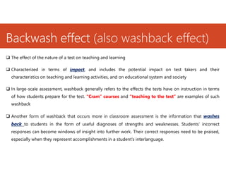 Language assessment principles and class | PPT