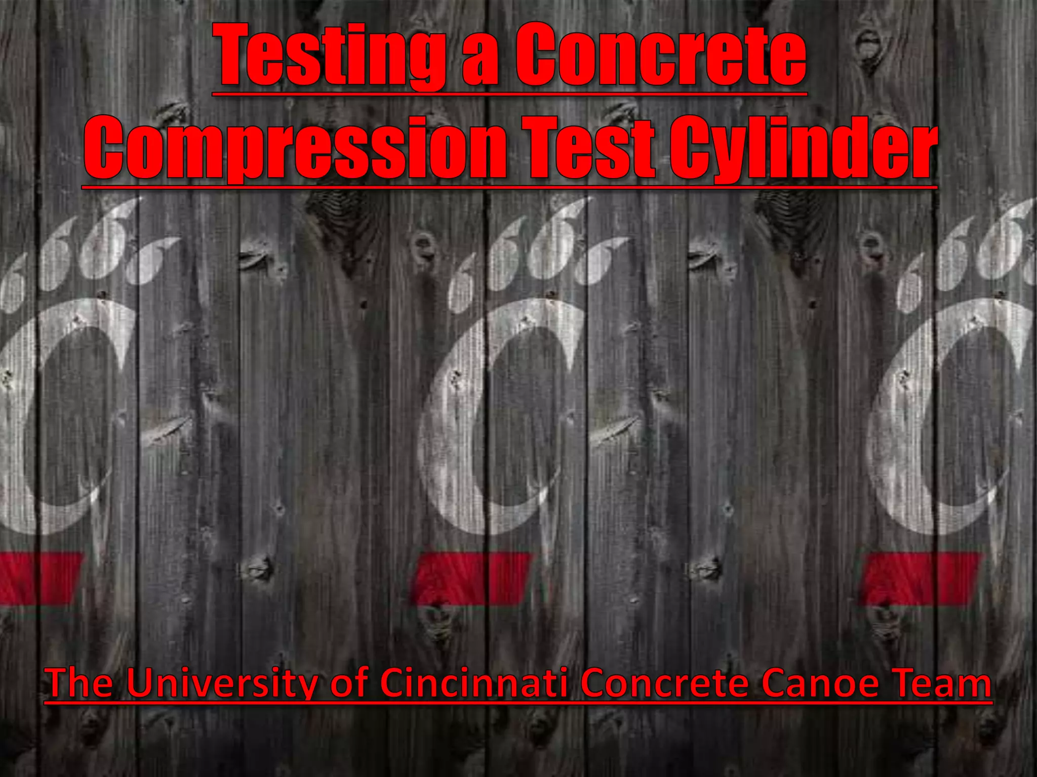 Testing a concrete compression test cylinder | PPTX