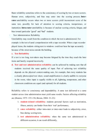 Testing and evaluation | DOCX