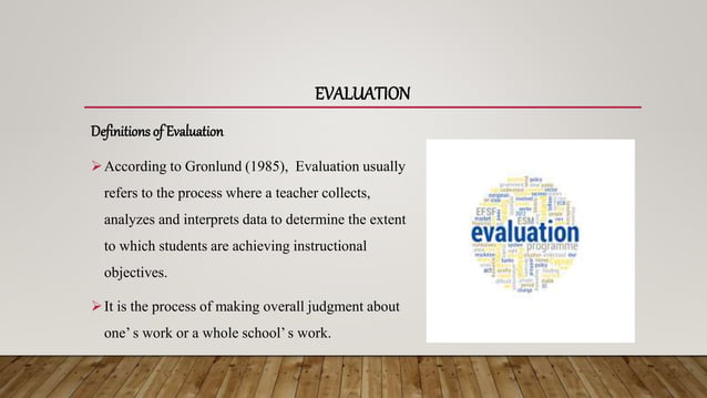 Testing and evaluation | PPT
