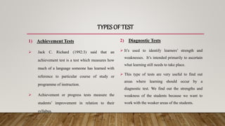 Testing and evaluation | PPTX