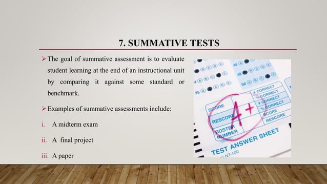 Testing and evaluation | PPTX