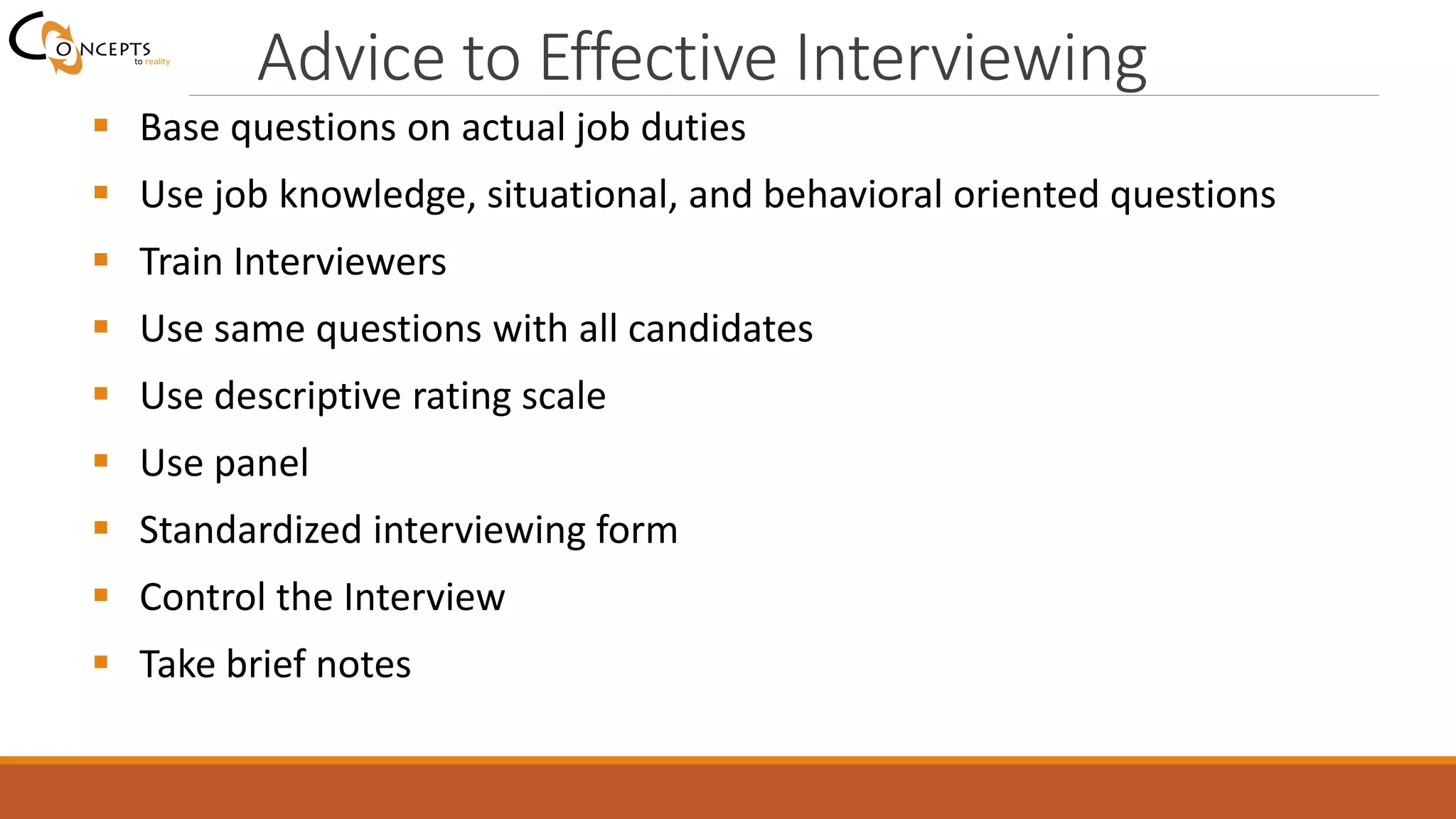 Testing and interviewing | PDF
