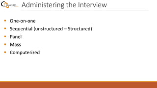 Testing and interviewing | PDF