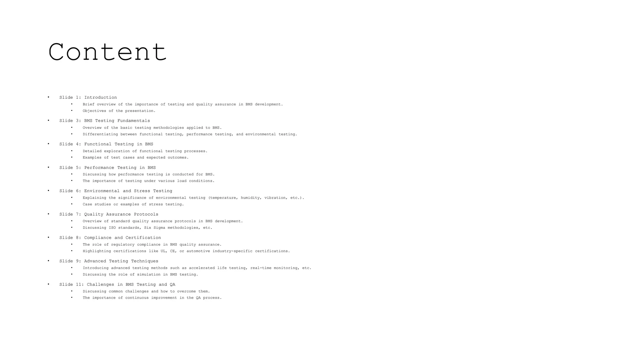 Testing and quality assurance of hardware | PPT