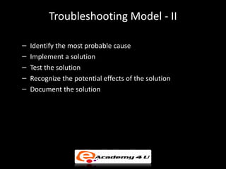 Testing and troubleshooting networks | PPT