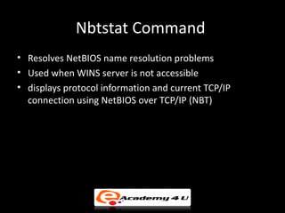 Testing and troubleshooting networks | PPT