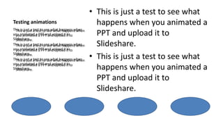 Testing animations2 | PPT