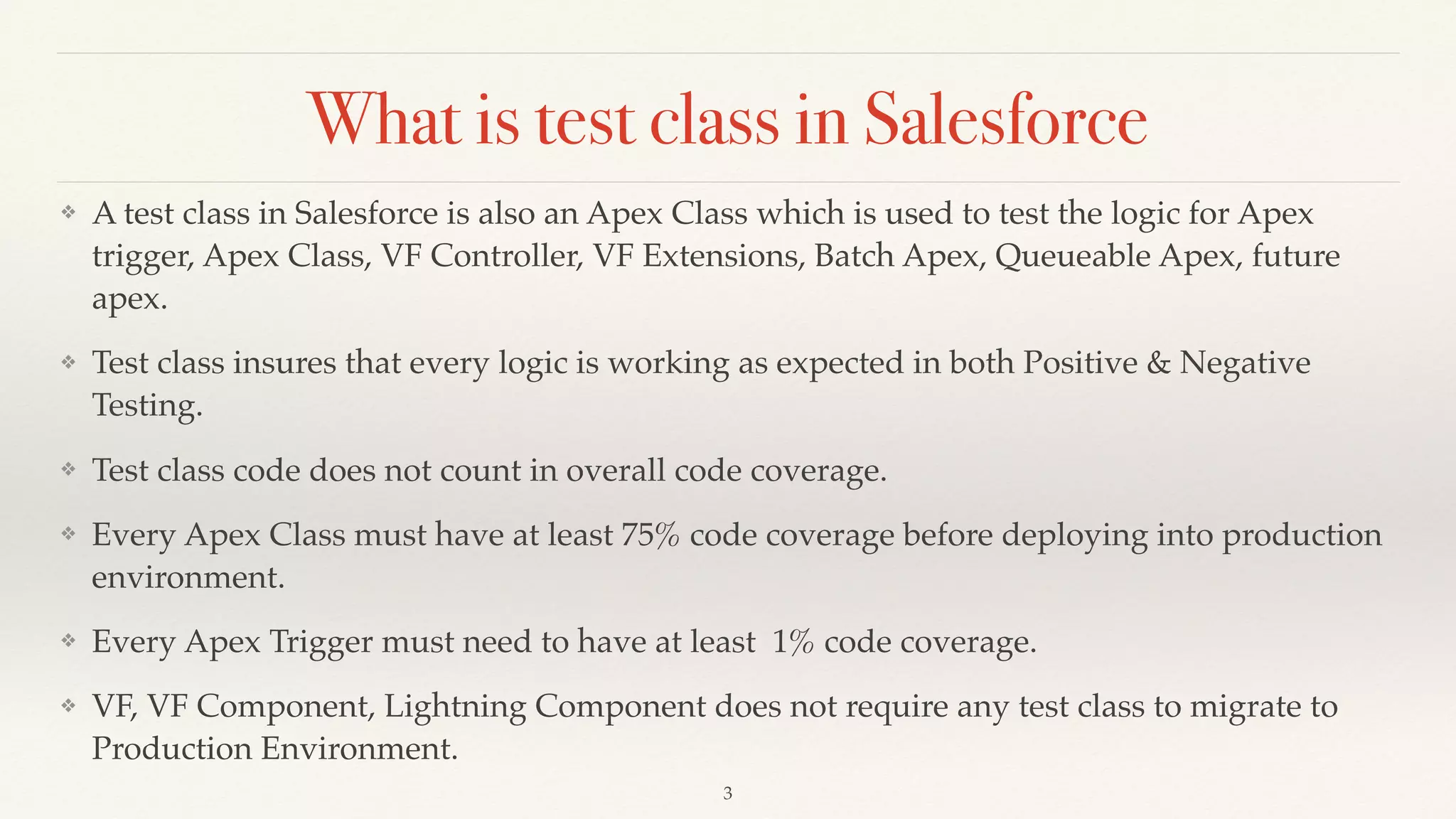 All About Test Class In Salesforce Ppt