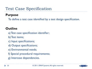 Testing artifacts test cases | PDF