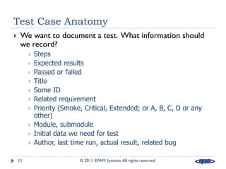 Testing artifacts test cases | PDF