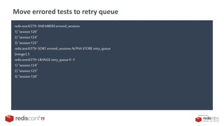 Testing at scale with redis queues | PPT