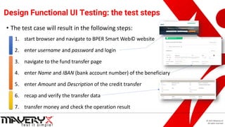 Testing Banking Applications. Here is a practical example | PDF