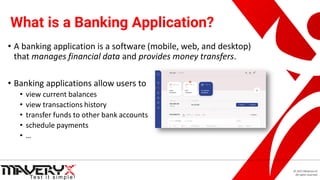 Testing Banking Applications. Here is a practical example | PPT