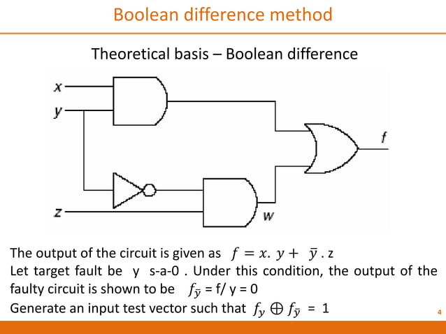 Testing Boolean Difference Pdf 4164