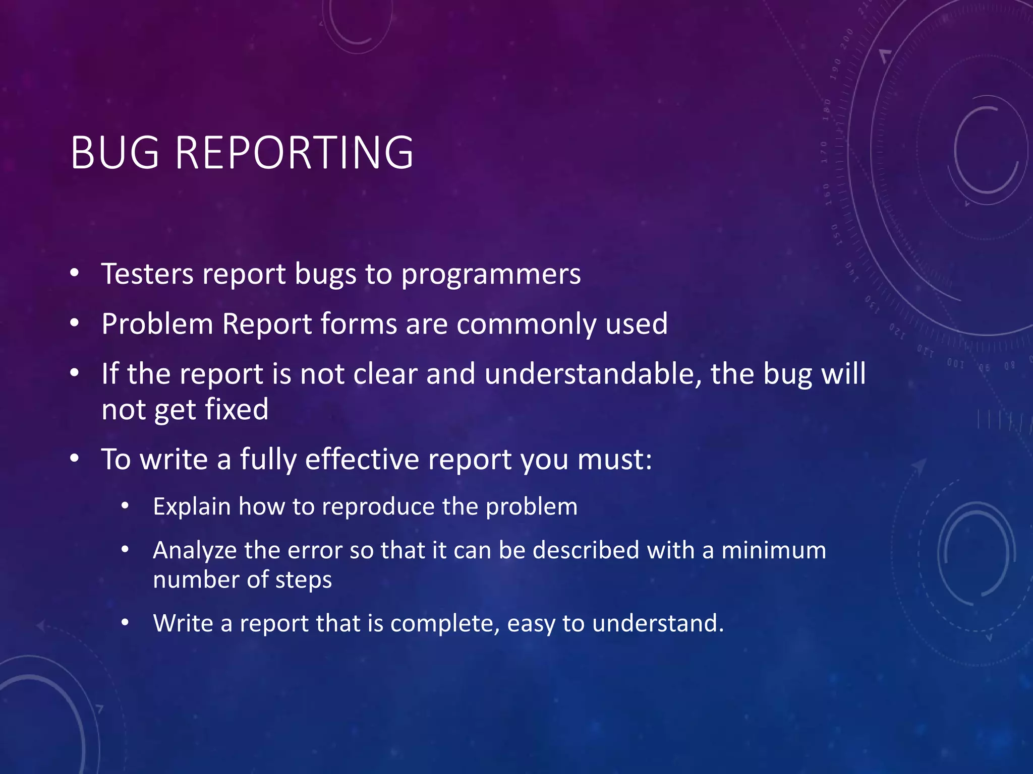 Presentation On Software Testing Bug Life Cycle Pptx Technology
