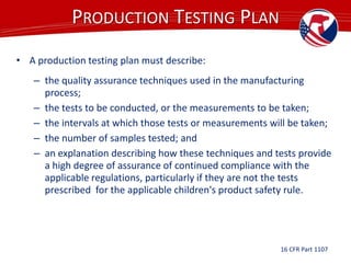 2013 Testing & Certification of Consumer Products- 2013 Safety Academy ...