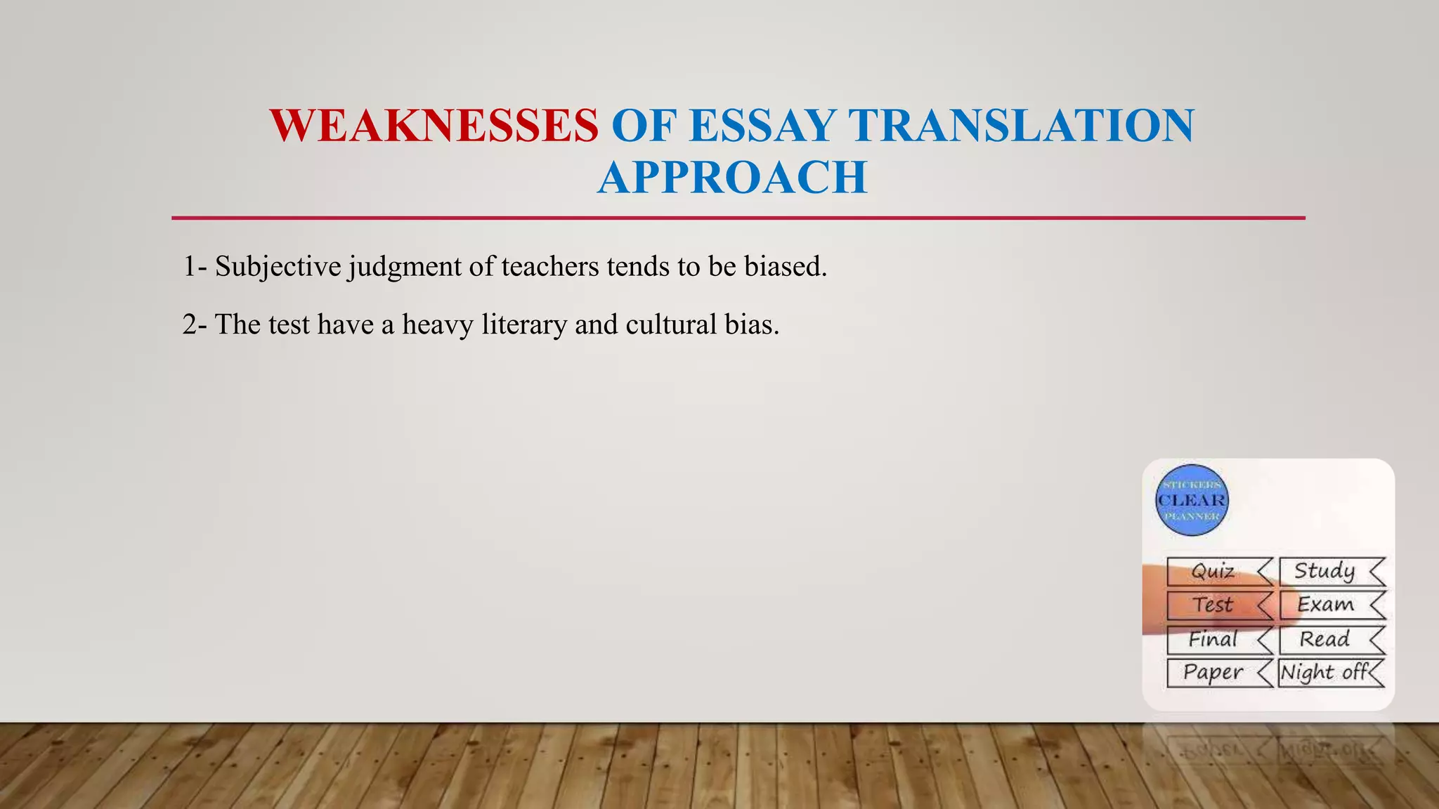 Approaches to language Assessment | PPTX