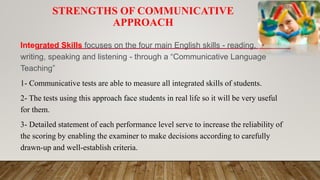 Approaches to language Assessment | PPTX