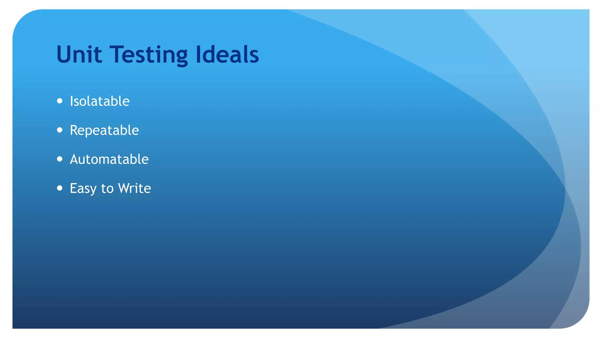 Unit Testing And Tdd Concepts With Best Practice Guidelines Ppt