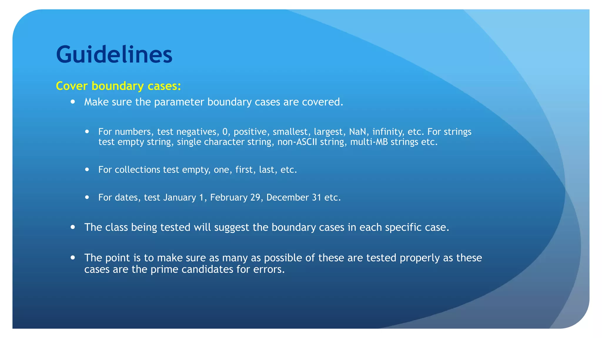 Unit Testing And Tdd Concepts With Best Practice Guidelines Ppt