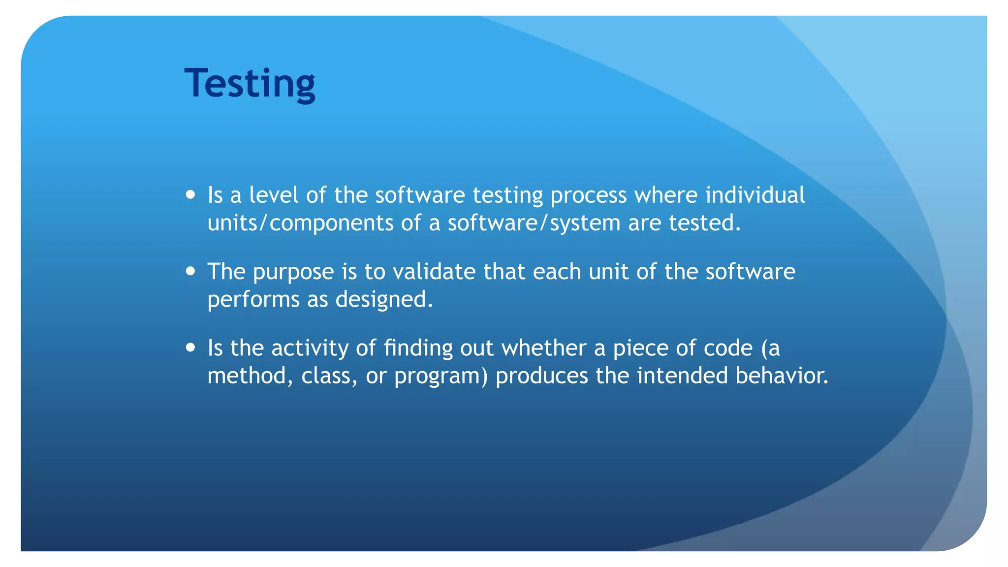 Unit Testing And Tdd Concepts With Best Practice Guidelines Ppt