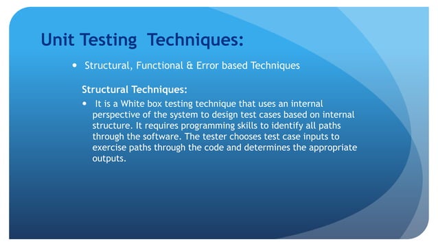 Unit Testing And Tdd Concepts With Best Practice Guidelines Ppt