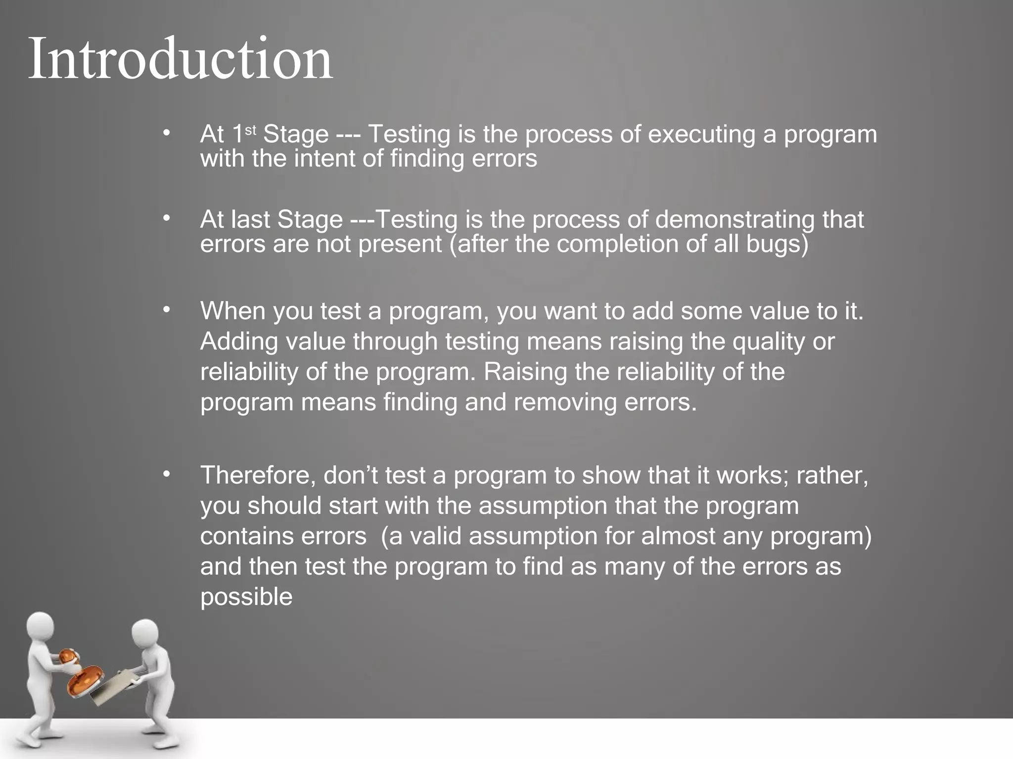 Testing Concepts Ppt Ppt